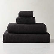 Kalani Organic Cotton Black Washcloth + Reviews | CB2