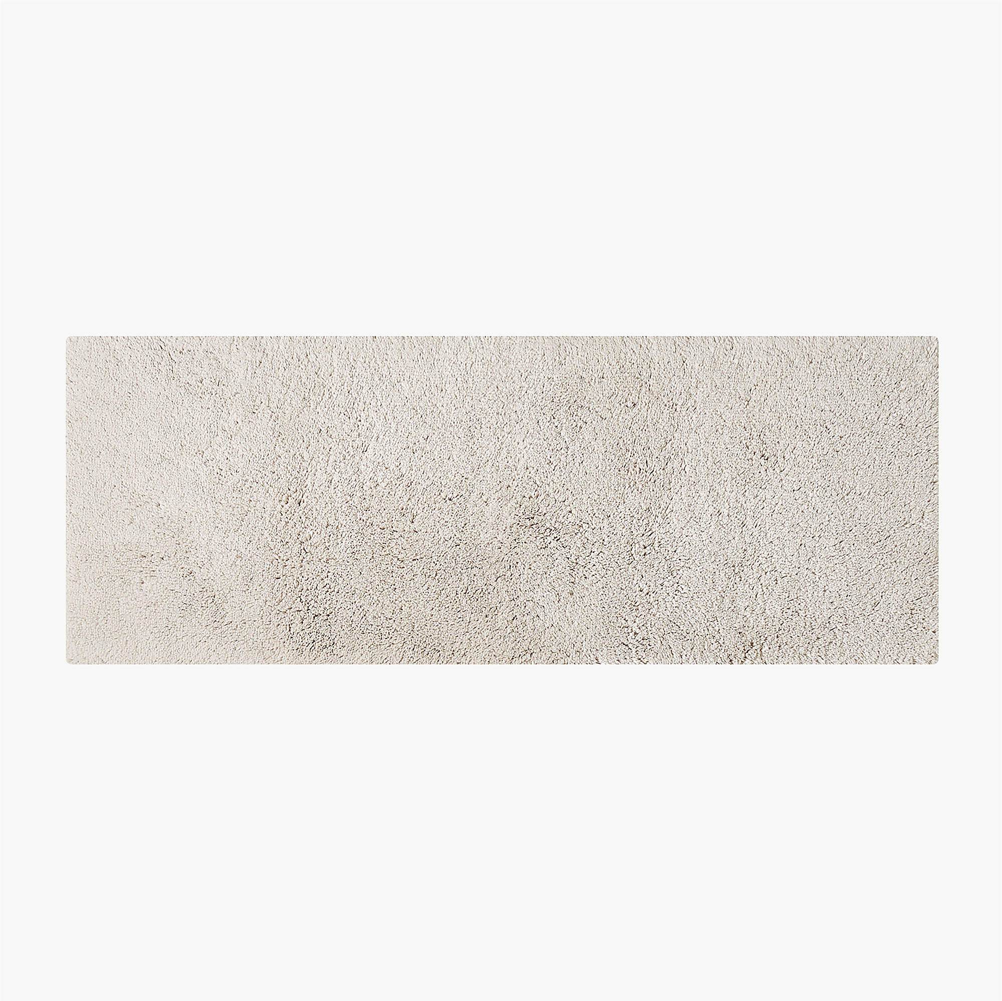 Kalani Organic Cotton Sand Solid Bath Runner Rug 24"x60" + Reviews | CB2