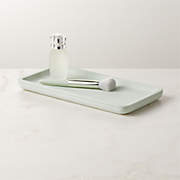 Kasten Aqua Blue Vanity Tray | CB2