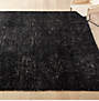 Keen Hand-Knotted Viscose Black Area Rug 8'x10' + Reviews | CB2
