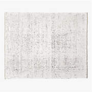 Keen Hand-Knotted White Viscose Area Rug 8'x10' + Reviews | CB2