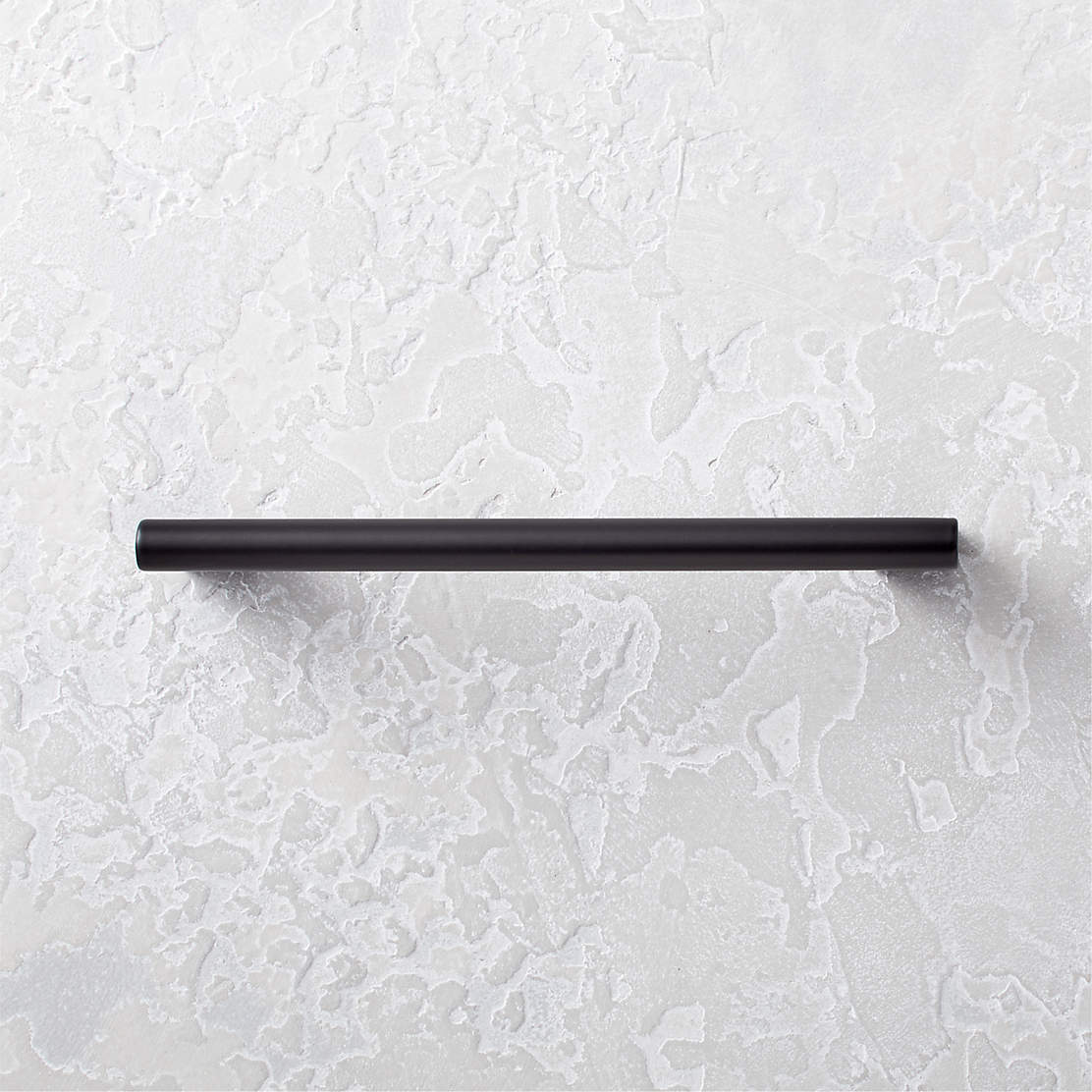 Damon Modern Edge Black Drawer Pull 6'' + Reviews | CB2 Canada