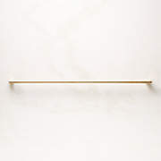 Kela Unlacquered Brass Handle 18'' + Reviews | CB2