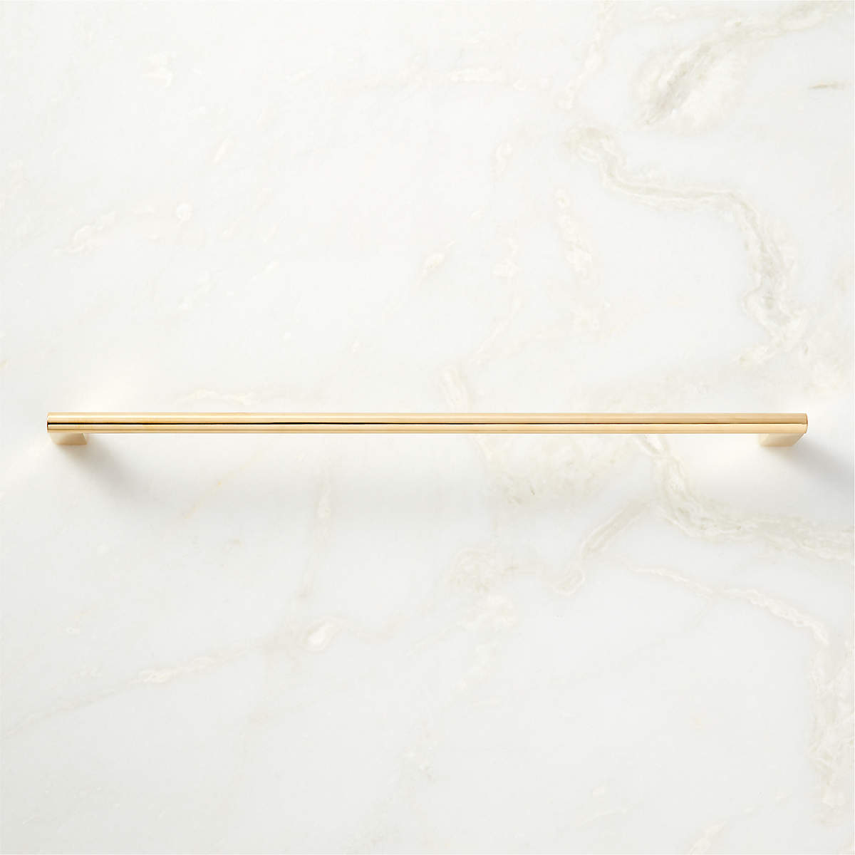 12'' Kela Unlacquered Brass Handle + Reviews | CB2