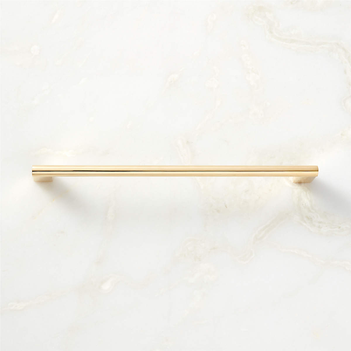 8'' Kela Unlacquered Brass Handle + Reviews | CB2