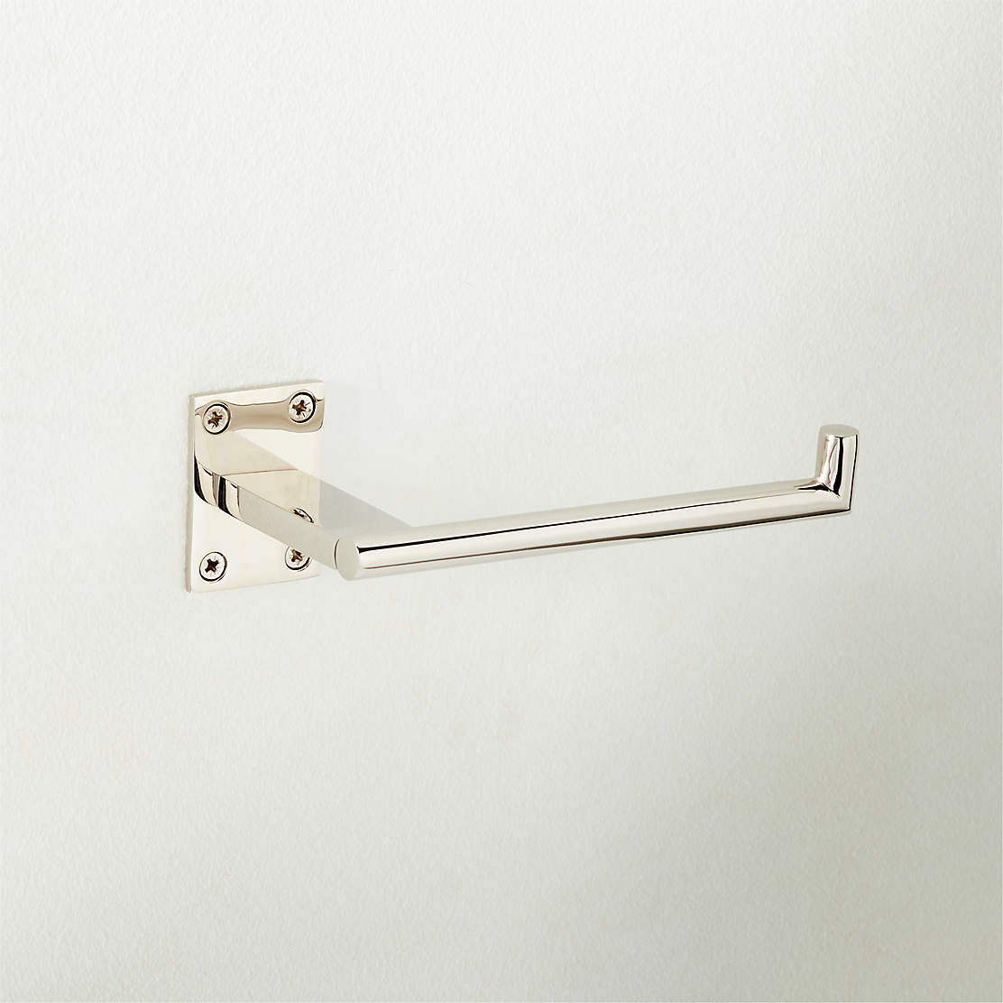 Kela Black Wall Mounted Toilet Paper Holder + Reviews | CB2