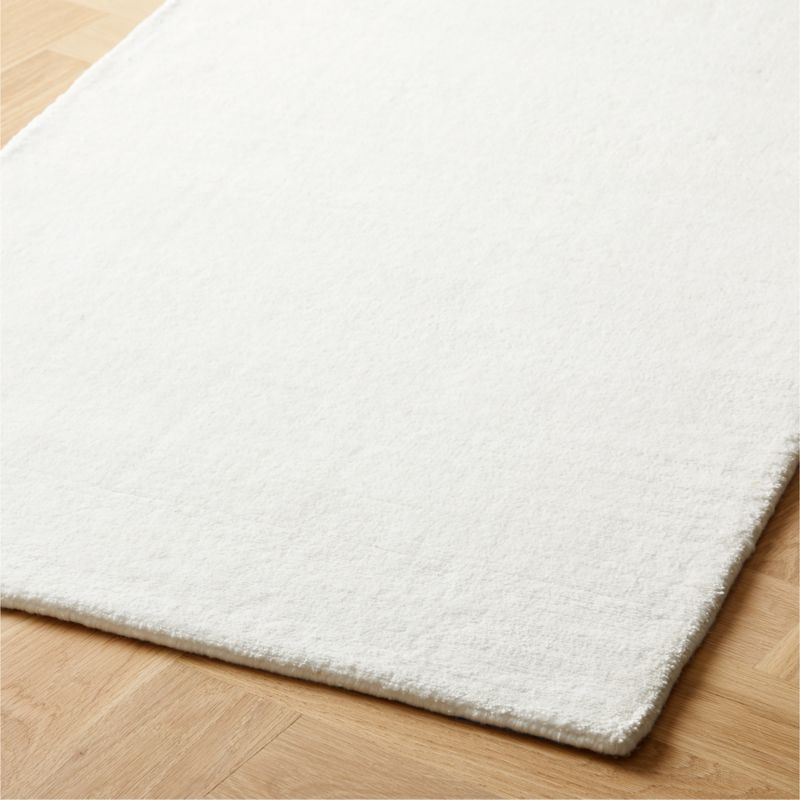 Kole Performance Nylon Ivory Hallway Runner Rug 2.5'X8' | CB2