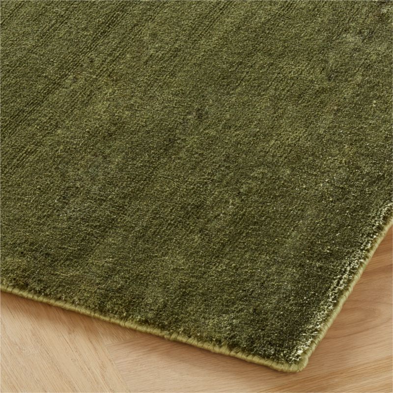 Kole Performance Nylon Modern Green Area Rug 5'x8' + Reviews | CB2