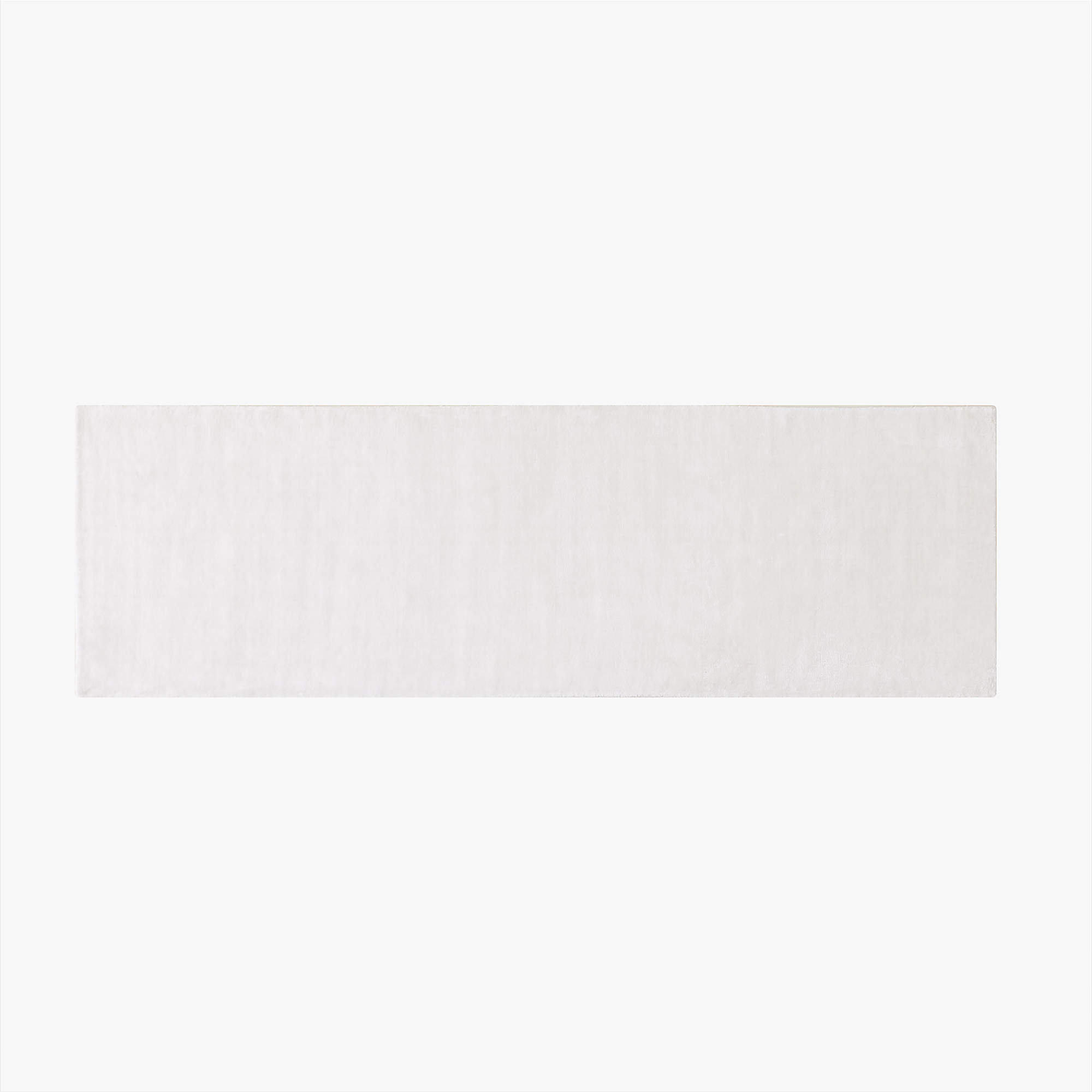 Kole Warm White Solid Performance Nylon Runner Rug 2.5'x8' + Reviews | CB2