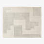 Larso Modern White Wool Area Rug 8'x10' + Reviews | CB2