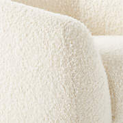 Laszlo Swivel Chair Luca Eclipse by Ross Cassidy + Reviews | CB2