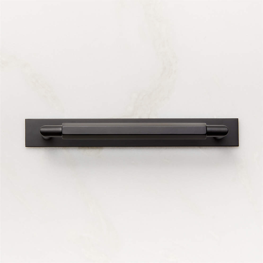 Lavau Black Metal Cabinet Handle 4" + Reviews | CB2