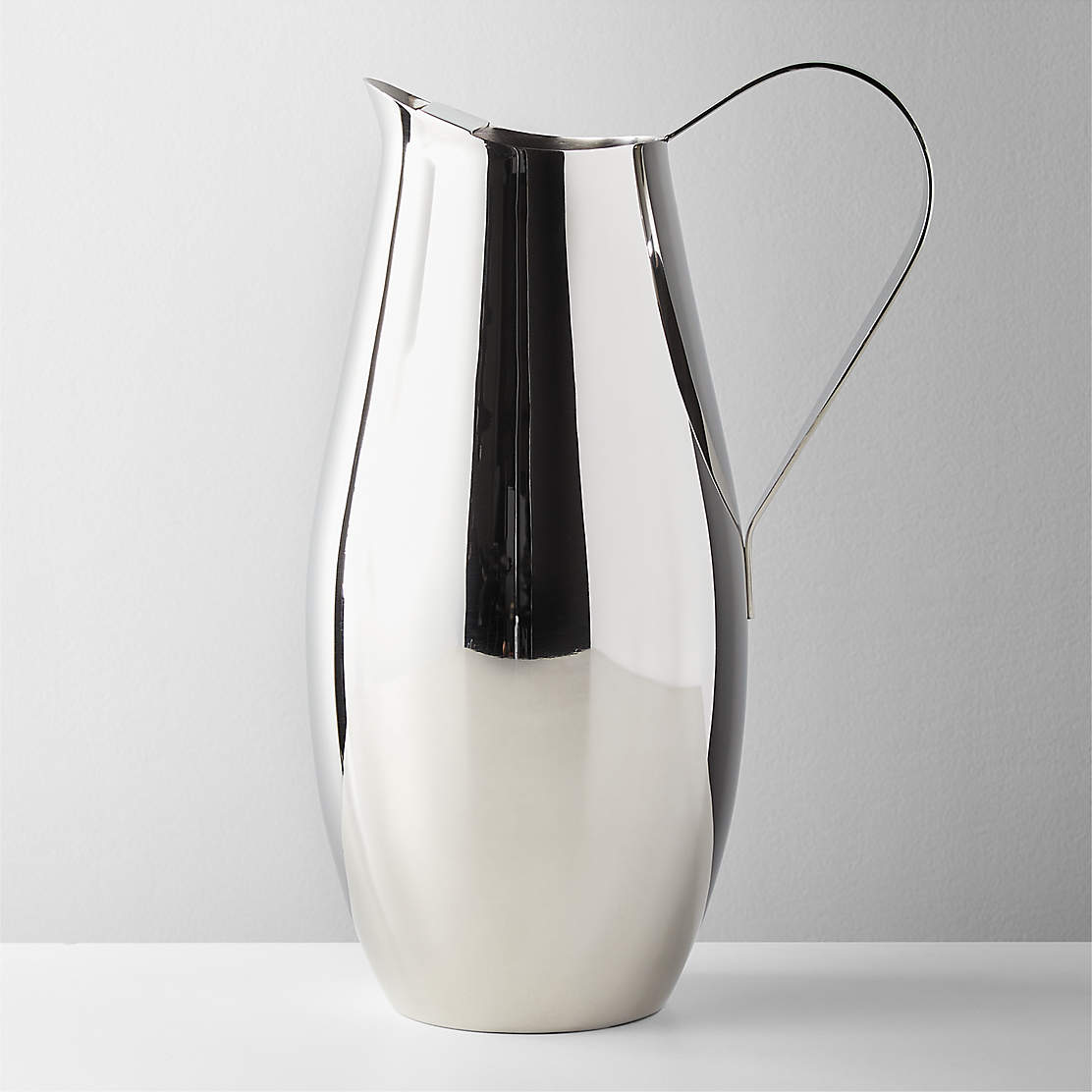Trap Beaker Glass Pitcher + Reviews | CB2 Canada