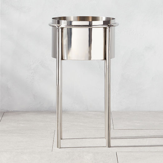 Modern Metal Planters | CB2