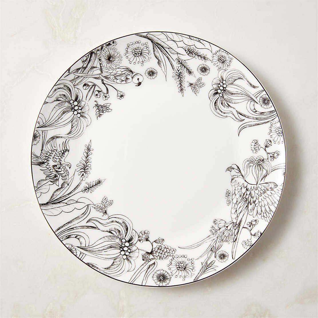 Isa White Fine Bone China Dinner Plate + Reviews | CB2 Canada