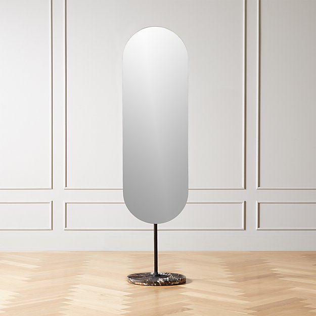 standing mirror oval