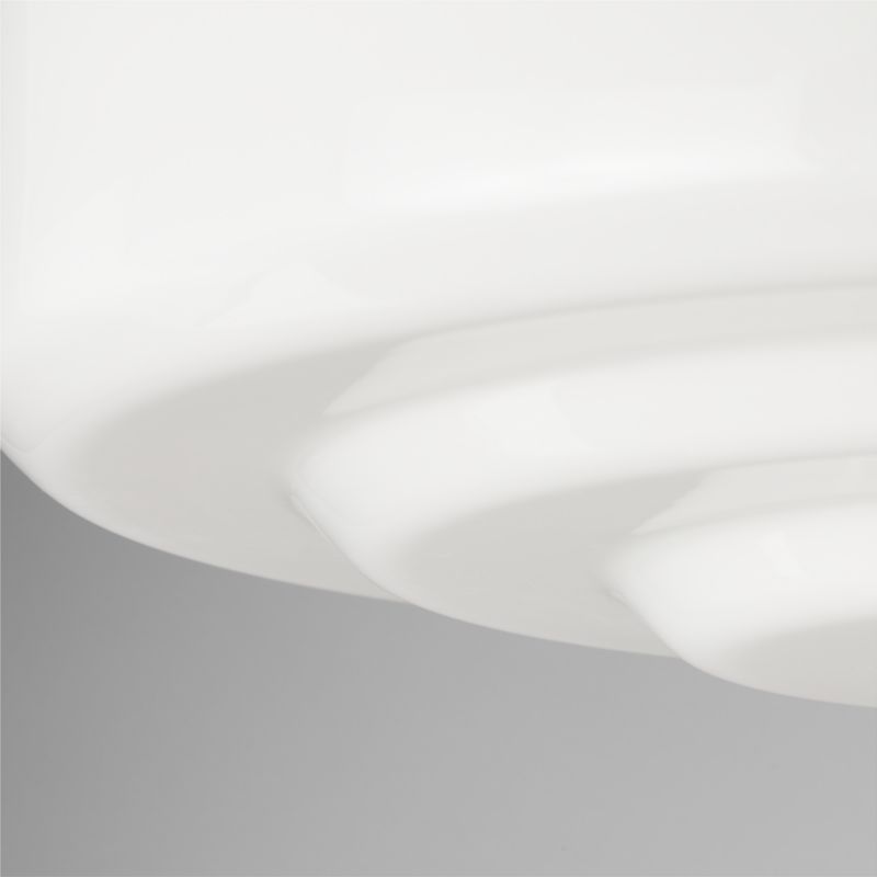 Lenon Matte Black Flush Mount Light | CB2