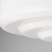 Lenon Matte Black Flush Mount Light | CB2