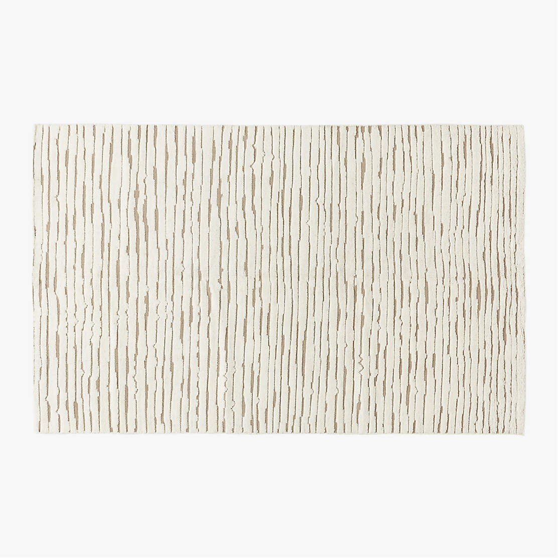 Sway Neutral Tufted Area Rug | CB2