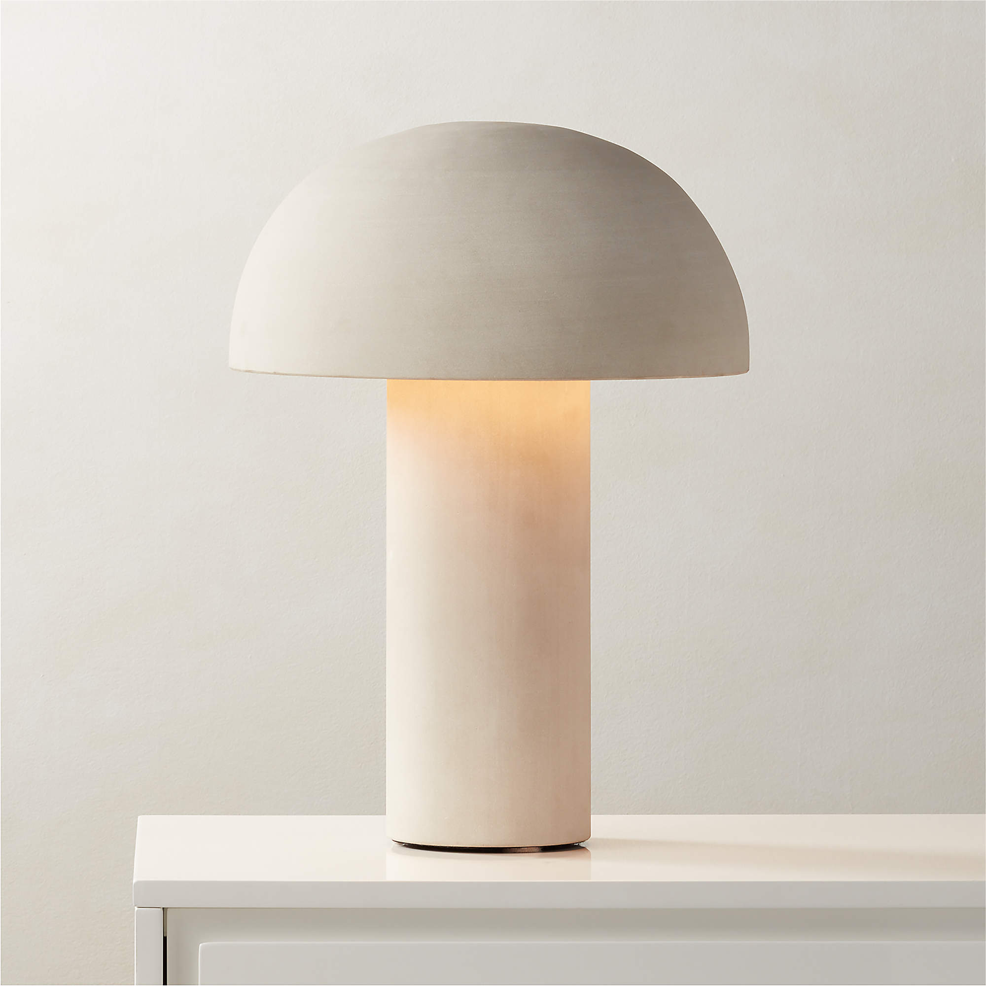 Limestone Dome Table Lamp + Reviews | CB2