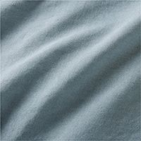 EUROPEAN FLAX-Certified Linen Slate Blue Euro Pillow Shams Set of 2 ...