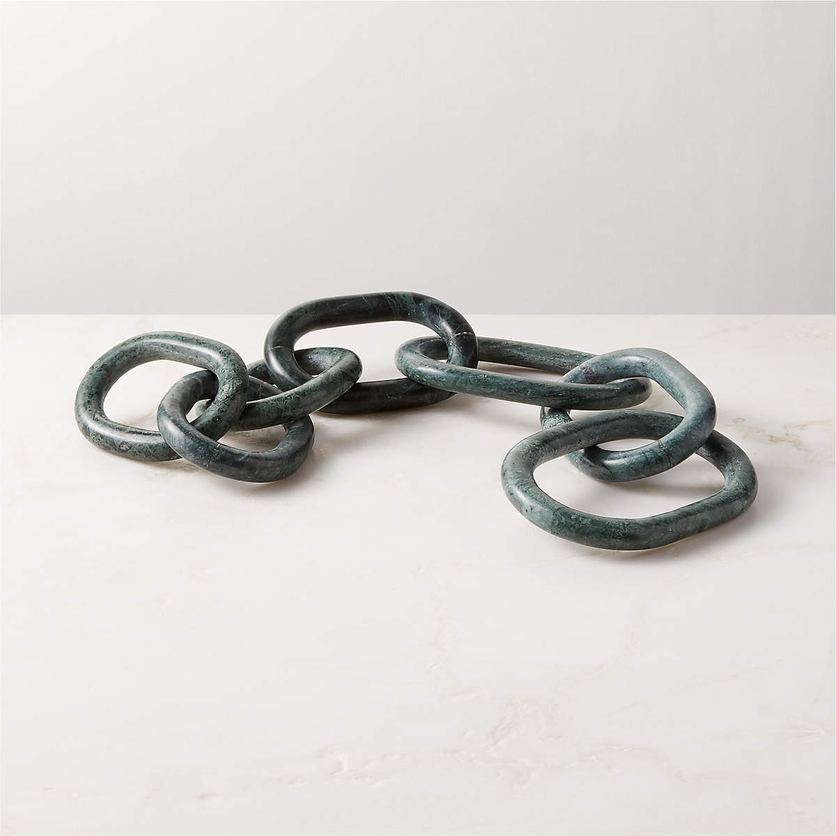 Links Green Marble Decorative Chain | CB2