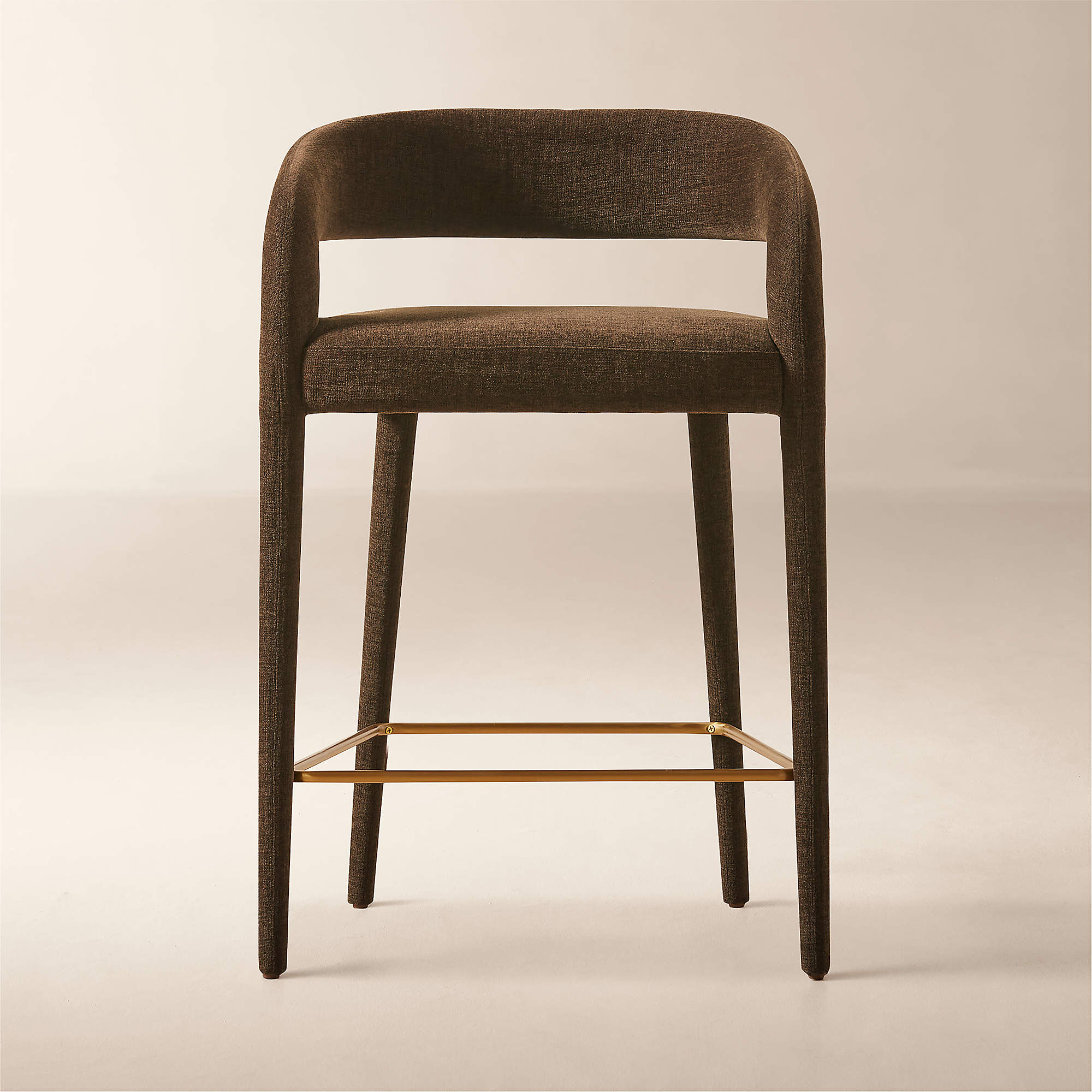 Lisette Modern Brown Counter Stool + Reviews | CB2 Canada