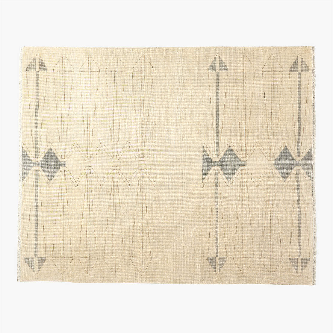Luma Hand-Knotted Black New Zealand Wool Area Rug 8'x10' by Ackerman ...
