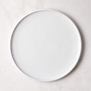 Mack Modern White Dinner Plate + Reviews | CB2