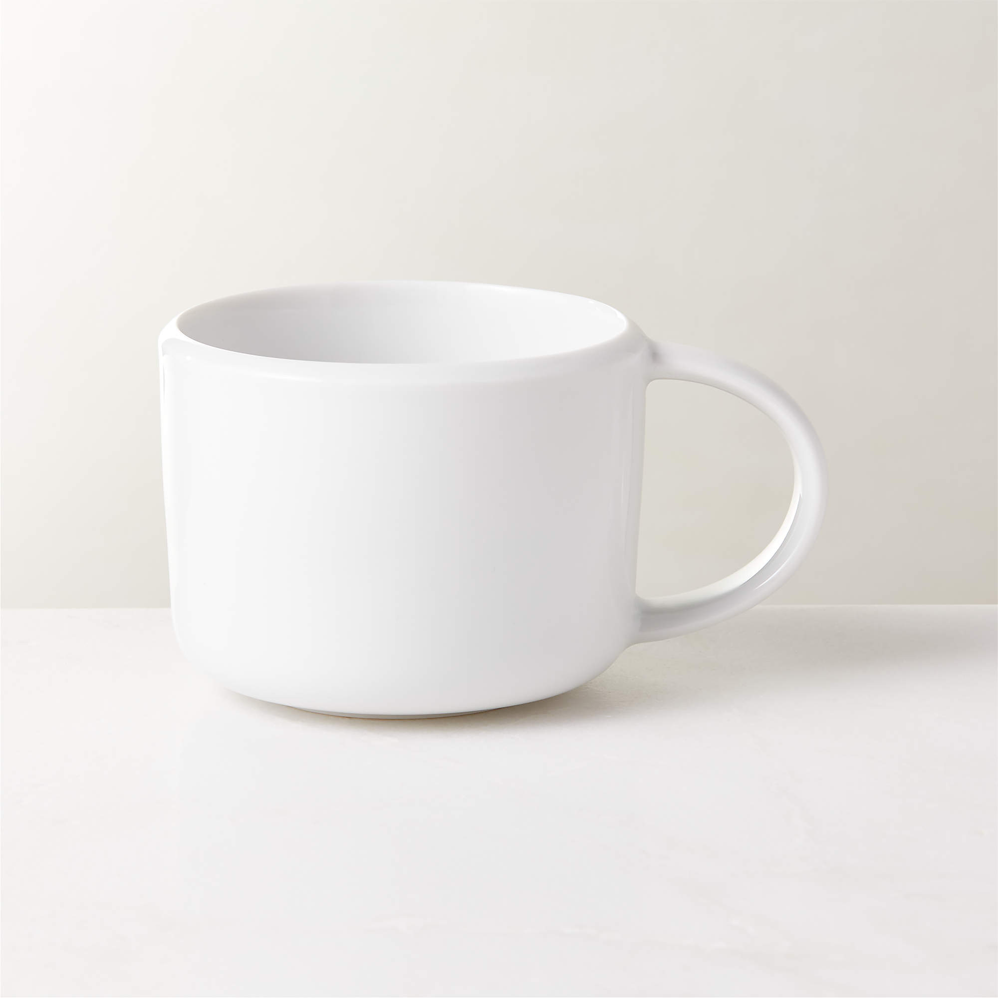 Mack Modern White Coffee Mug + Reviews | CB2 Canada