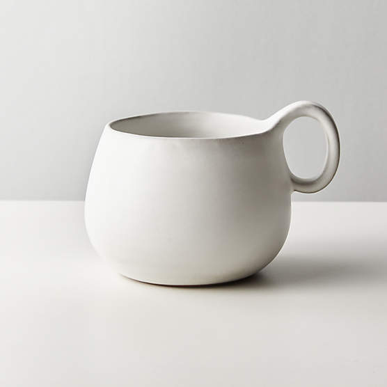 Dolce Modern White Coffee Mug + Reviews | CB2