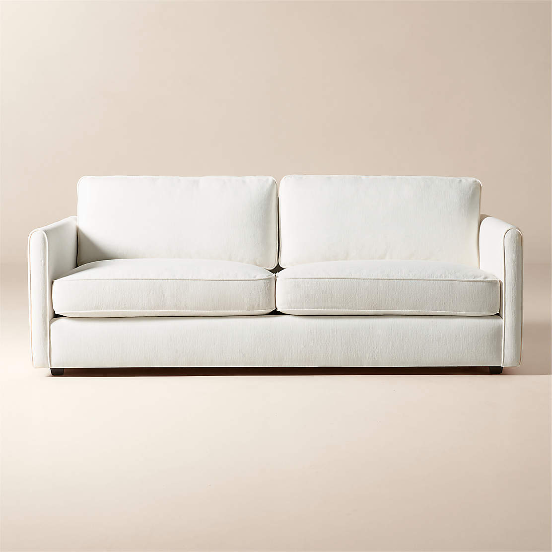 Stormo 3-Piece Ivory Boucle Sectional Sofa + Reviews | CB2 Canada