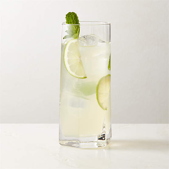 Boaz Clear Cooler Glass + Reviews | CB2