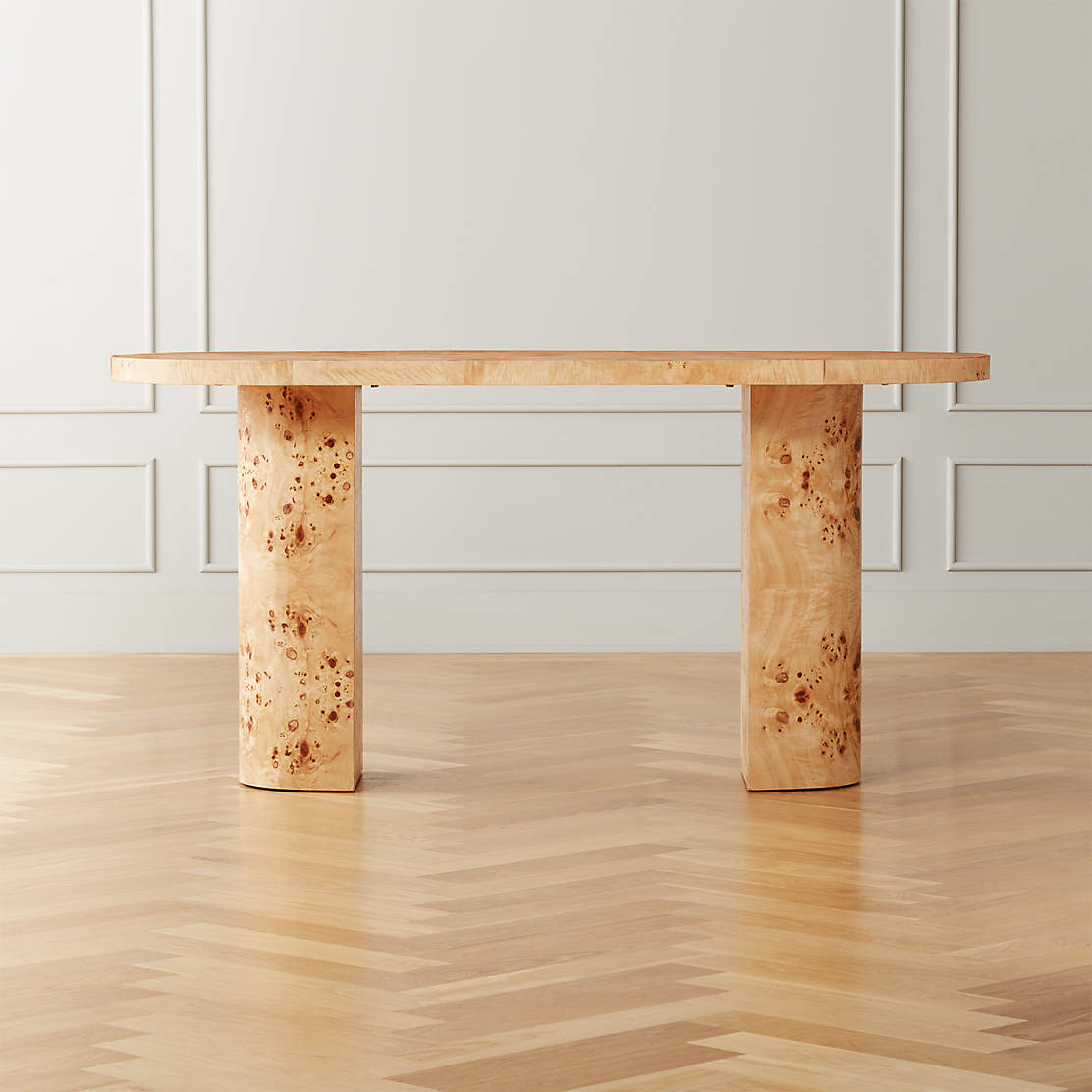 Reid Oval Desk | CB2