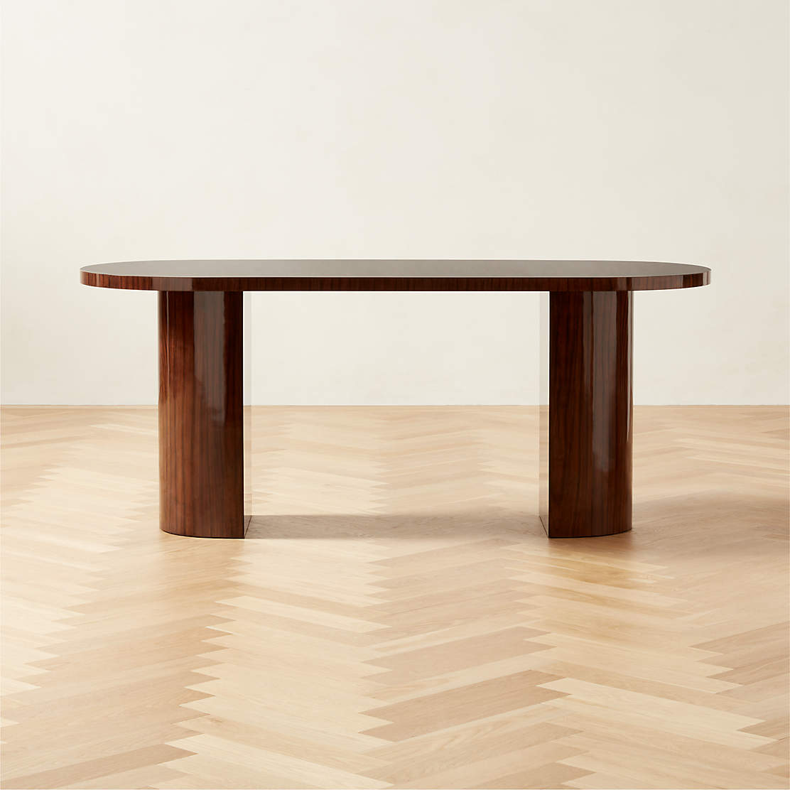 Reid Oval Desk | CB2