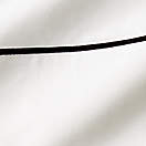 Marisal Organic Cotton 400 Thread Count Percale White and Black ...