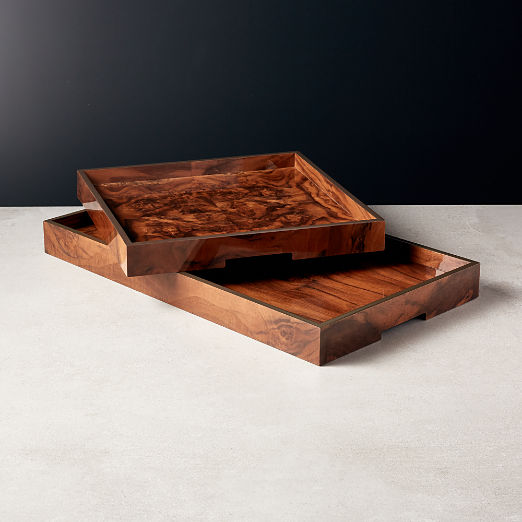 Modern Decorative Trays: Coffee Table Trays, Console Table Trays & More ...