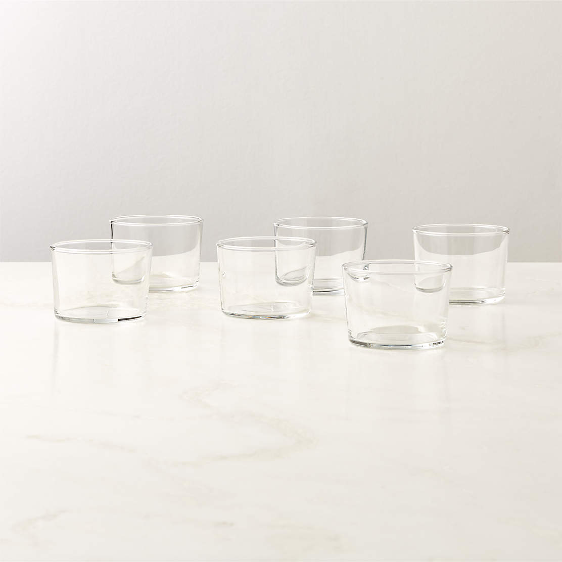 Marta Optic Tasting Glasses Set of 6 + Reviews | CB2