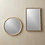Martell Champagne Round Wall Mirror 30" | CB2
