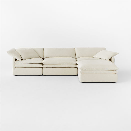 modern linen sofas | CB2