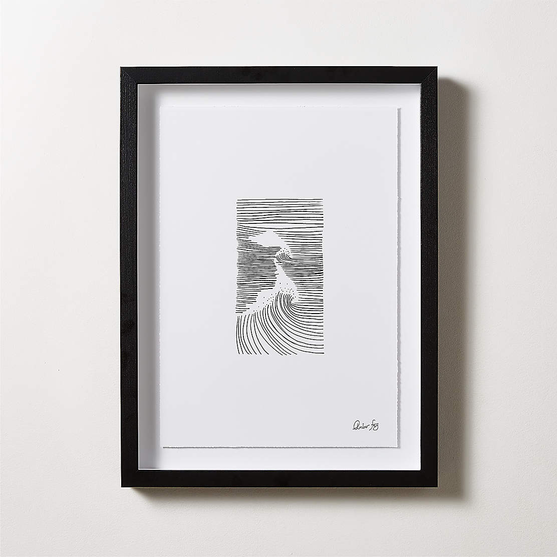 'Mavericks' Framed Wall Art 18"X24" Set of 3 | CB2