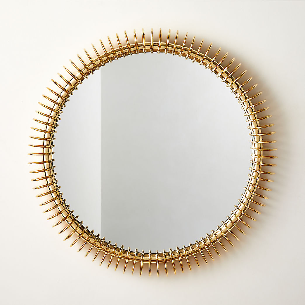 Round Mirrors | CB2 Canada