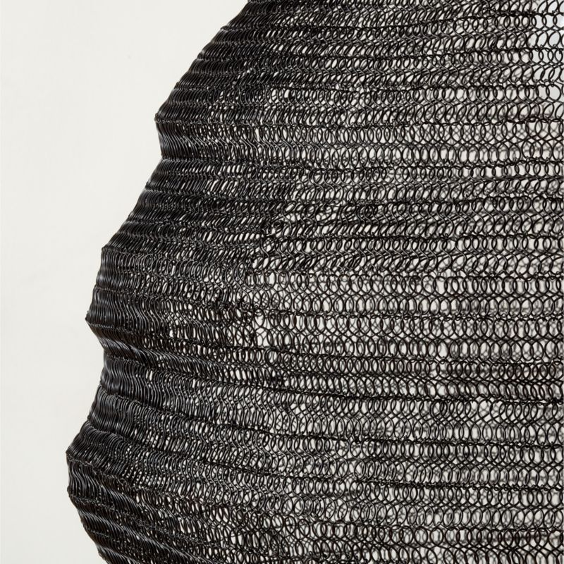 Mirage Chainmail Black Pendant Light 24" | CB2