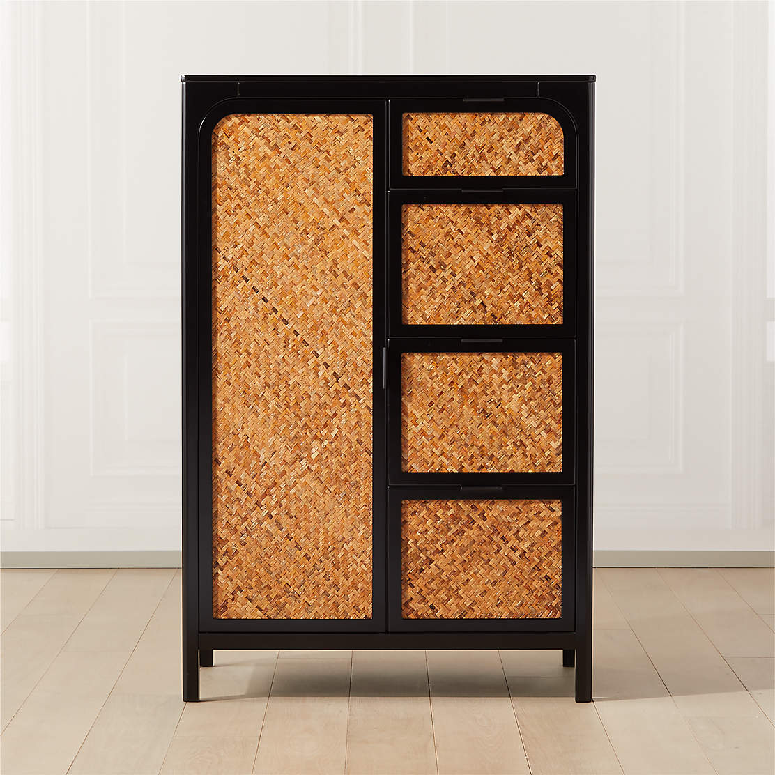 Crimped Gold Leaf Wardrobe + Reviews | CB2 Canada