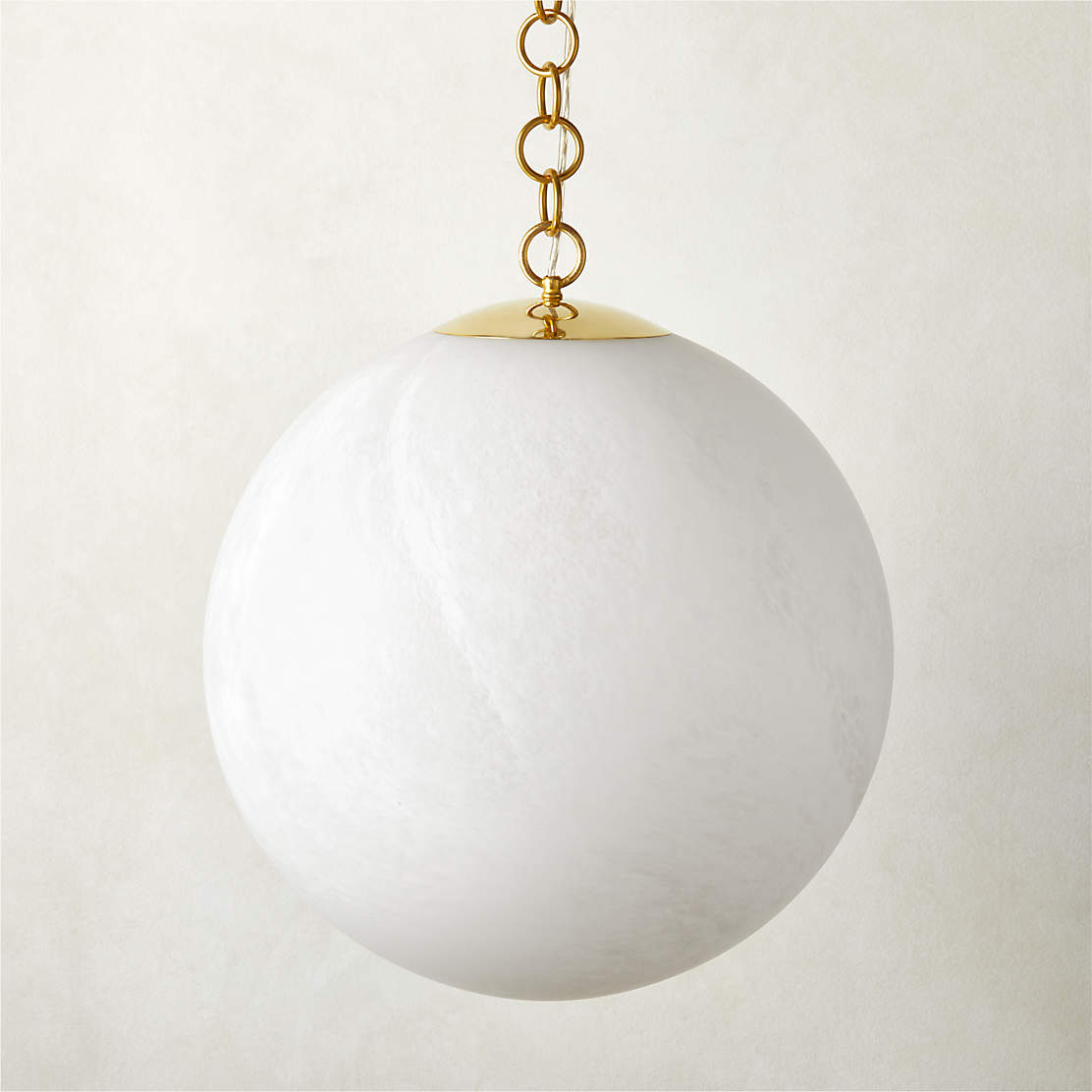 Mercury Green Marble Modern Pendant Light | CB2 Canada