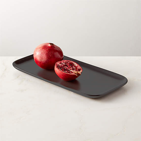 Bento Rectangular White Serving Platter + Reviews | CB2