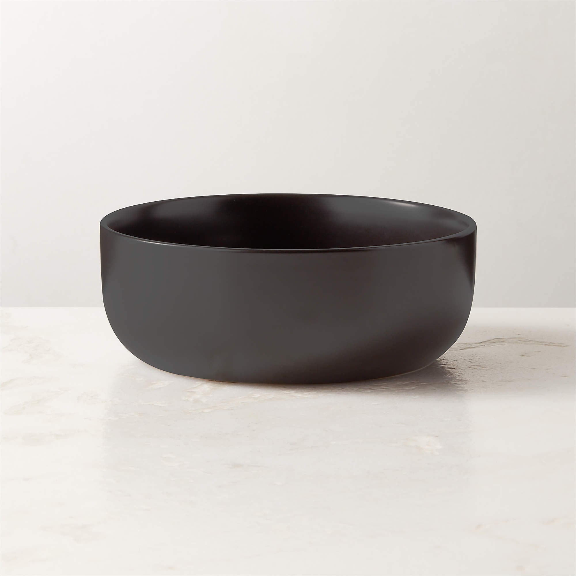 Mori Matte Black Soup Bowl + Reviews | CB2