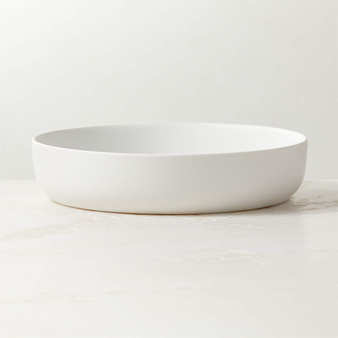 Crisp Modern Matte Black Pasta Bowl + Reviews | CB2 Canada