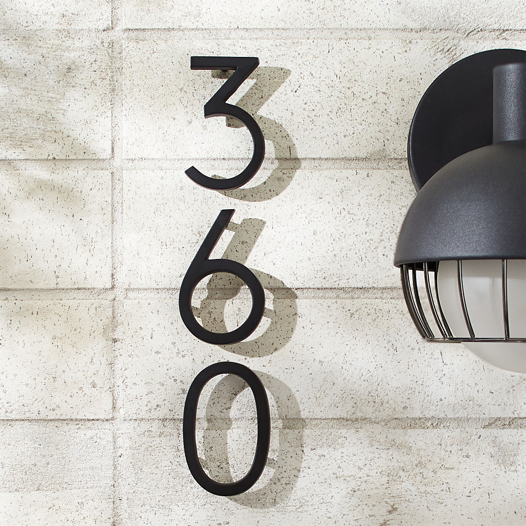 Modern House Numbers | CB2 Canada