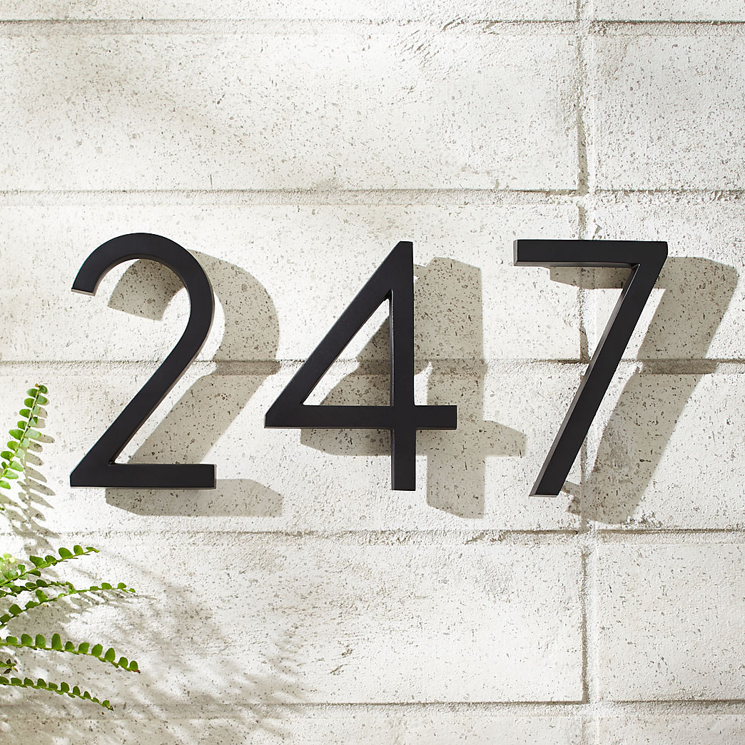 Modern House Numbers | CB2